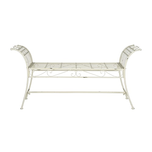 Click here for Dacie Outdoor Bench - White prices