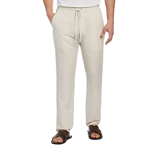 Click here for Cubavera 32 Inseam Linen Mens Regular Fit Drawstri... prices