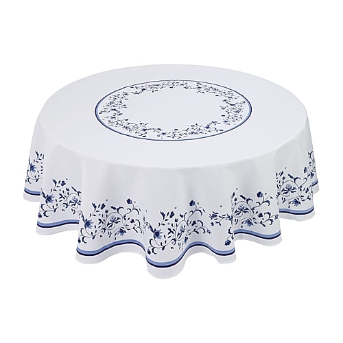 Click here for Portmeirion Blue Portofino 70 Round Tablecloth - M... prices