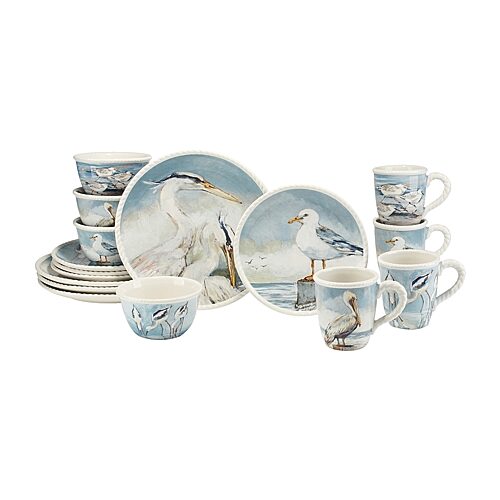 Click here for Certified International Shorebirds Dinnerware Set... prices