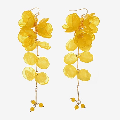 Click here for Bijoux Bar Womens Flower Drop Earrings  One Size... prices