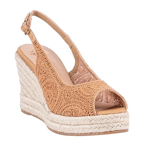 Click here for Gc Shoes Womens Bowery Crochet Espadrille Wedge Sa... prices