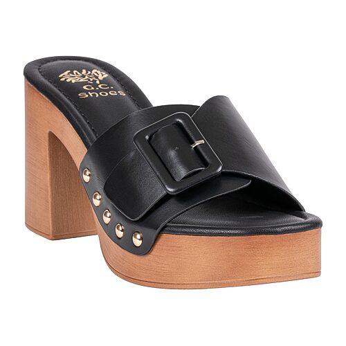 Click here for GC Shoes Womens York Buckled Platform Heeled Sanda... prices