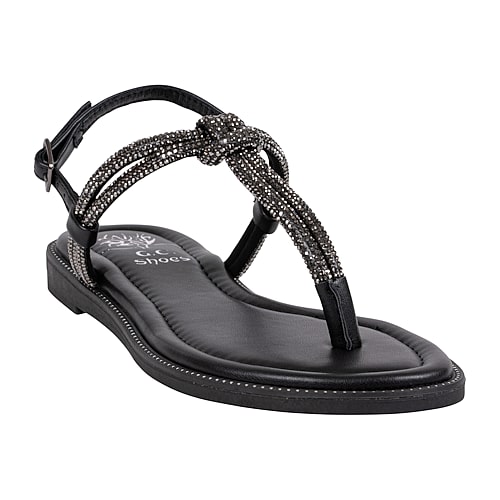 Click here for Gc Shoes Womens Embellished Buckle Flat Sandals -... prices