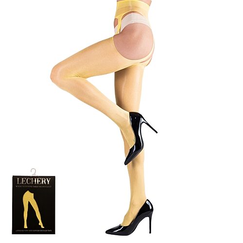 Click here for LECHERY Lustrous Suspender Tights 1 Pair 20 Denier... prices