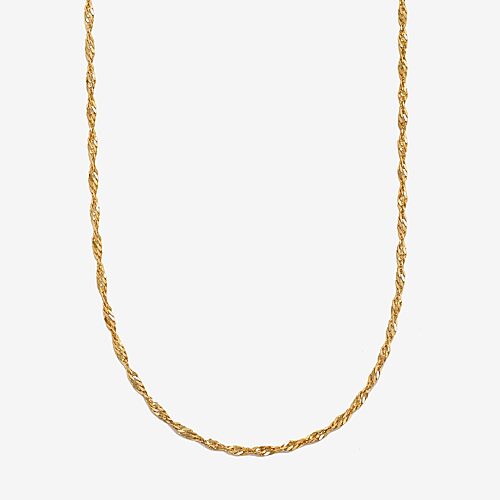 Click here for Made in Italy Womens 10K Gold 18 Inch Singapore Ch... prices
