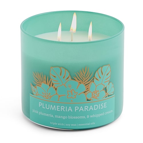 Click here for Distant Lands 14oz Plumeria Paradise 3-Wick Scente... prices