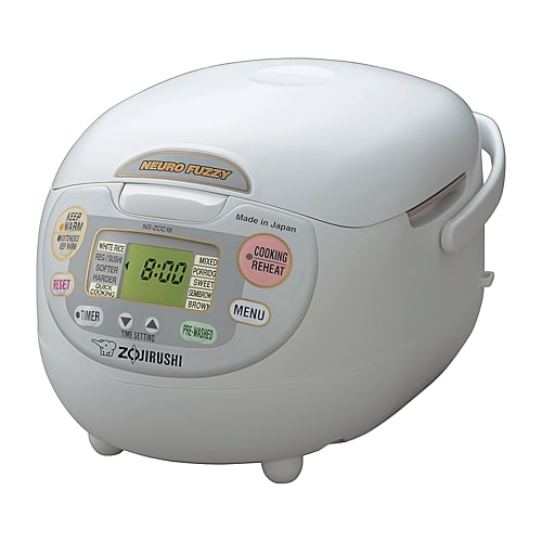 Zojirushi Ns-ZCC18WZ 10-Cup Advanced Neuro Fuzzy Rice Cooker and Warmer - White