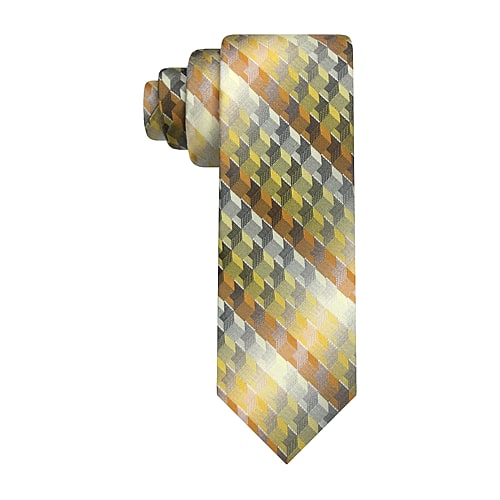 Click here for Van Heusen Geometric Tie  One Size  Yellow prices