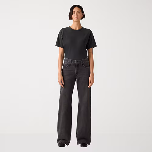 Click here for Levis Juniors Middy Loose Mid Rise Bootcut Jeans -... prices