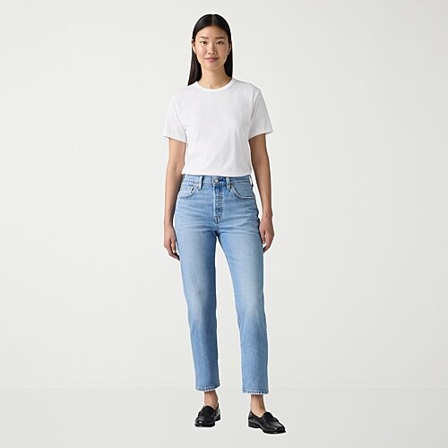 Click here for Levis Womens High Rise 501 Cropped Jean  31  Blue prices