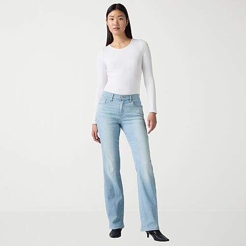 Click here for Levis Womens Mid Rise Classic Bootcut Jean  4  Blu... prices