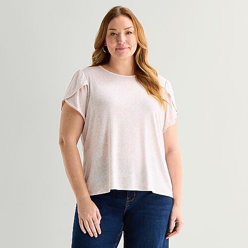 Click here for Liz Claiborne Womens Plus Crew Neck Short Sleeve B... prices