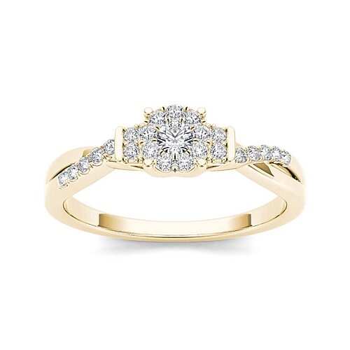 Click here for 3/4 CT.T.W. Natural Diamond 10K Yellow Gold Engage... prices