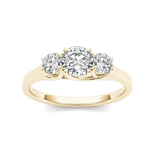 Click here for 1 1/4 CT.T.W. Natural Diamond 14K Yellow Gold 3-St... prices