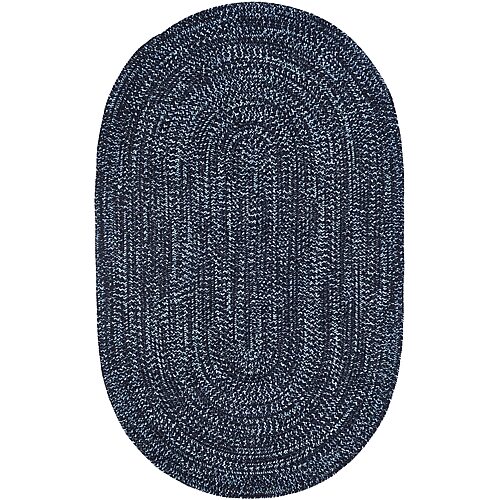 Click here for Better Trends Chenille Braid Oval Area Rug  One Si... prices