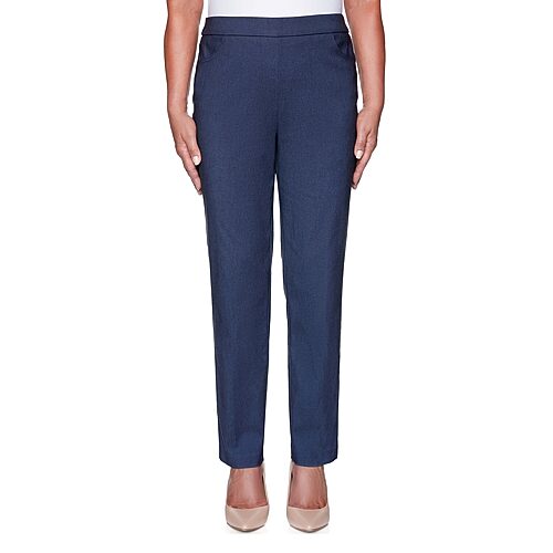 Click here for Alfred Dunner Classics Womens Slim Mid Rise Pull-O... prices
