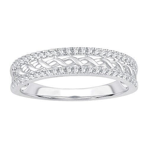 Click here for Womens 1/5 CT. Natural White Diamond 10K Gold Anni... prices