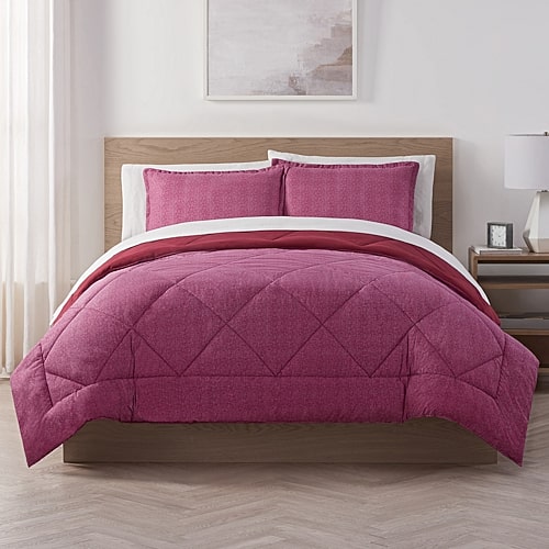 Click here for Serta Supersoft Cooling Midweight Comforter Set  O... prices