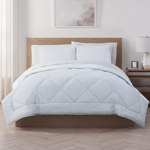 Click here for Serta Supersoft Cooling Midweight Comforter Set  O... prices
