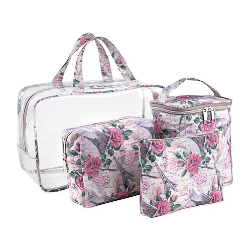Emma & Chloe Travel 4-pc. Large Tote Set  One Size  White