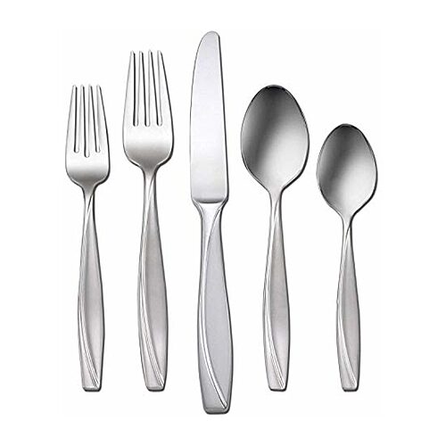 Click here for Oneida Cleo 45-pc. Flatware Set  One Size  Gray prices