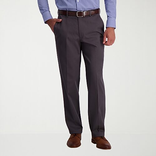 Click here for Haggar Mens Iron Free Premium Khaki Classic-Fit Fl... prices