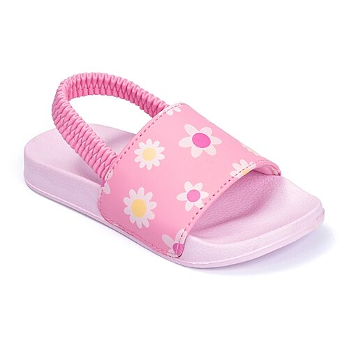 Click here for Ground Up Toddler Girls Flower Slide Sandals  7 Me... prices