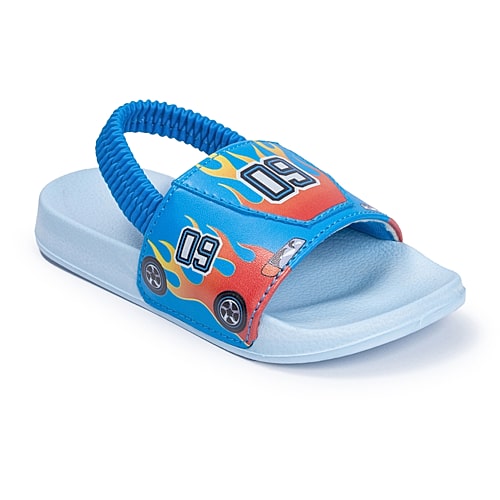 Click here for Ground Up Toddler Boys Racecar Slide Sandals  5 Me... prices