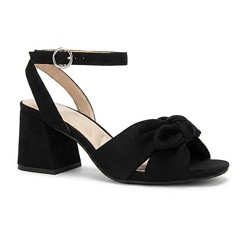 Click here for Pop Kavari Womens Square Open Toe Block Heel Pumps... prices