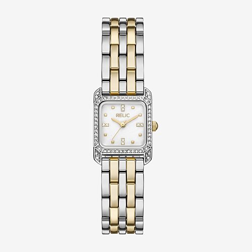 Click here for Relic By Fossil Womens Two Tone Bracelet Watch Zr3... prices