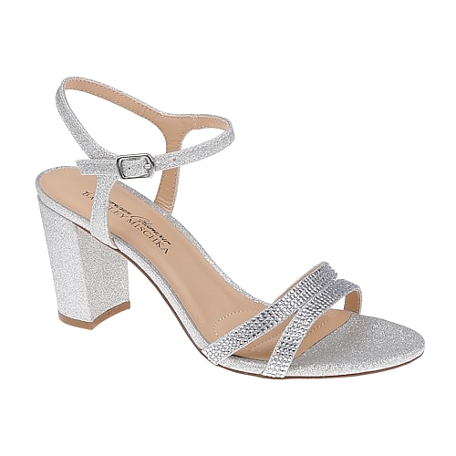 Click here for American Glamour Badgley Mischka Womens Kar Heeled... prices