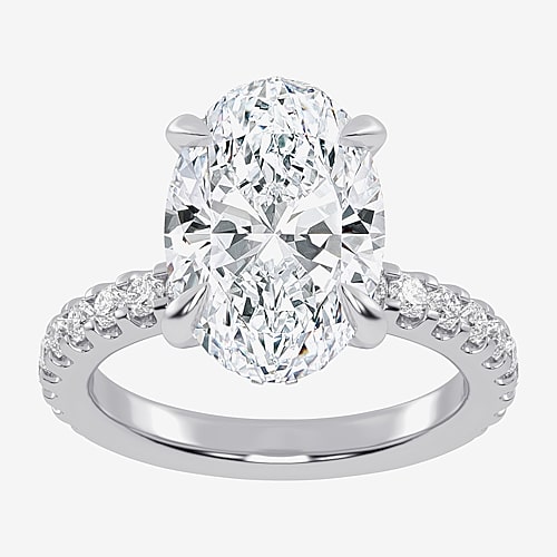 Click here for (G-H / Si1-Si2) Womens 2 1/4 CT. T.W. Lab Grown Wh... prices