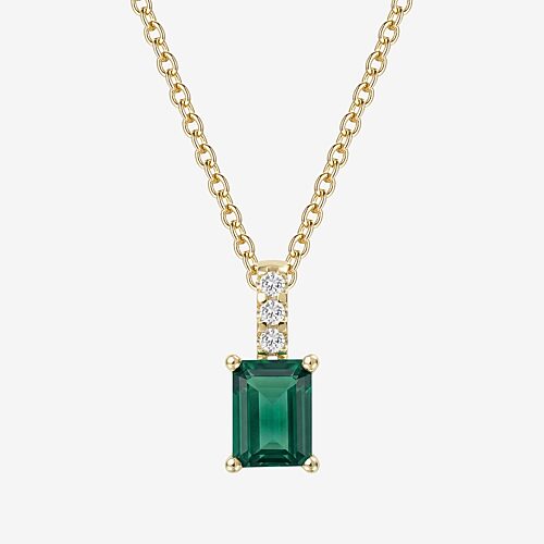 Click here for Yes  Please! Womens Lab Created Green Emerald Ster... prices