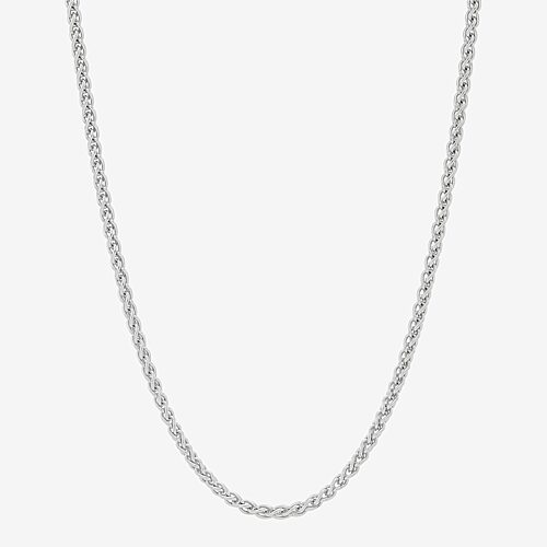 Click here for Made in Italy Womens Sterling Silver 18 Inch Wheat... prices