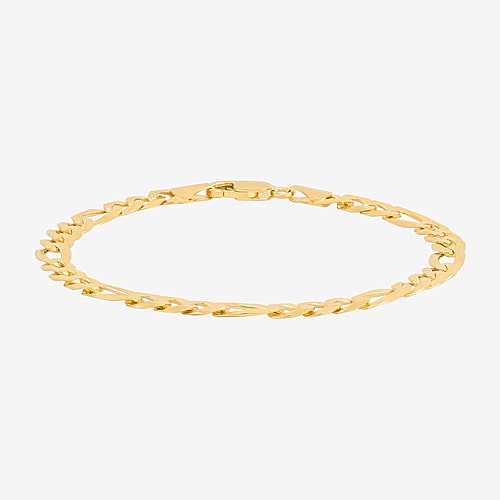 Click here for Made in Italy Mens 14K Gold Over Silver 8 1/2 Inch... prices
