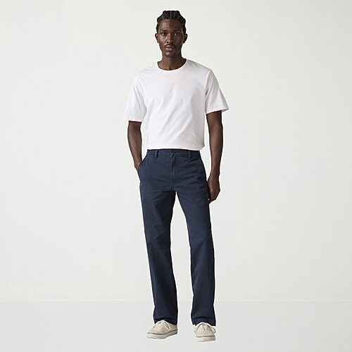 Click here for Levis Mens Relaxed Straight Fit Chinos - Navy Blaz... prices