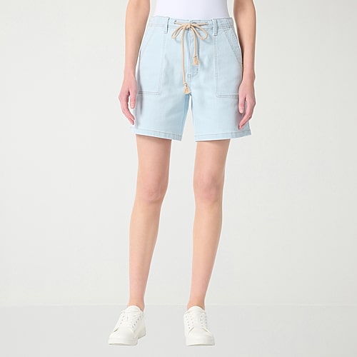 Click here for Gloria Vanderbilt Womens 7 Denim Short  6  Blue prices