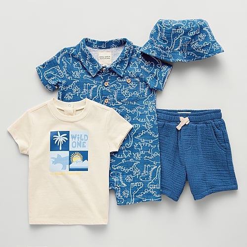 Click here for Little Stitch Baby Boys 4-pc. Short Set  6-9 Month... prices