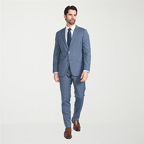 Click here for CRICKETEER Mens Plaid Stretch Fabric 2-pc. Suit Se... prices