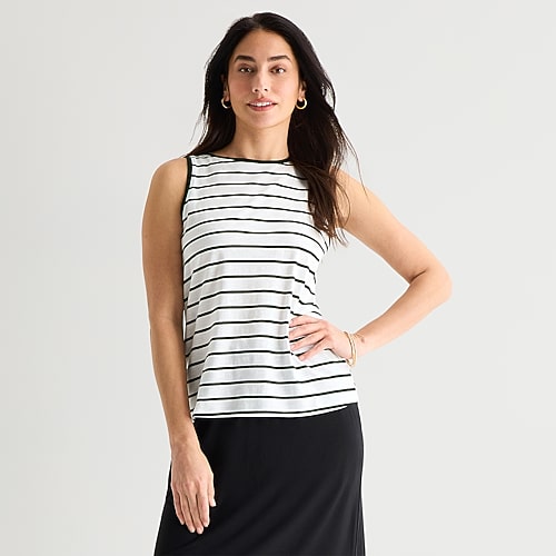 Click here for St. Johns Bay Womens Crew Neck Sleeveless Tank Top... prices