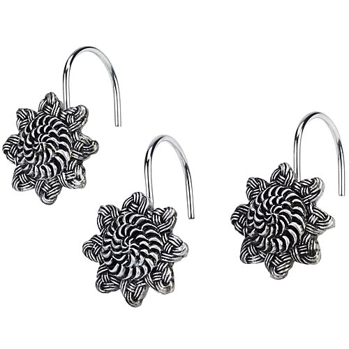 Click here for Avanti Braided Medallion Shower Curtain Hooks prices