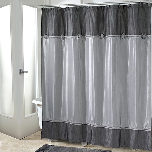 Click here for Avanti Braided Medallion Colorblocked Shower Curta... prices