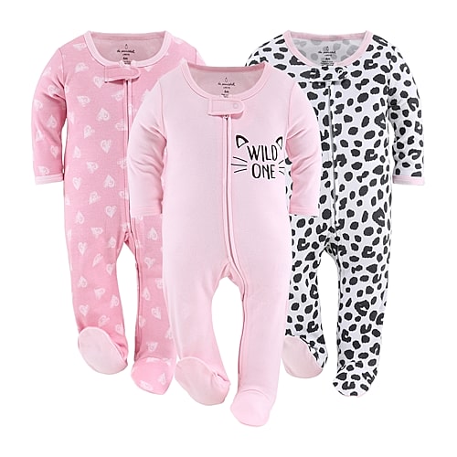 Click here for The Peanutshell Baby Girls Sleep n Play Footed Paj... prices