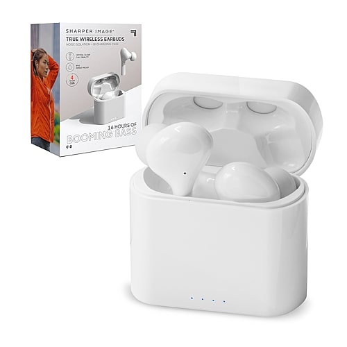 Click here for Sharper Image True Wireless Earbuds  One Size  Whi... prices
