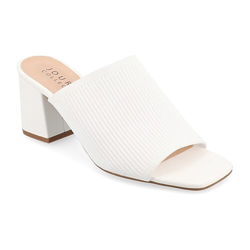 Click here for Journee Collection Womens Lorenna Block Heel Slide... prices