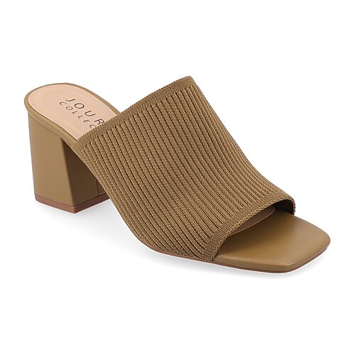 Click here for Journee Collection Womens Lorenna Block Heel Slide... prices