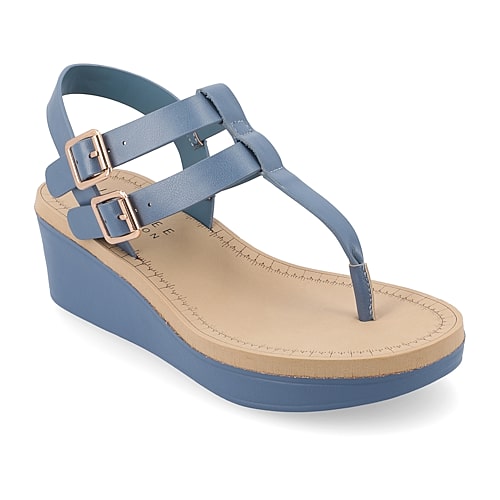 Click here for Journee Collection Womens Bianca Wedge Sandals  9... prices