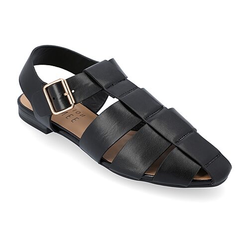 Click here for Journee Collection Womens Cailinna Ankle Strap Fla... prices