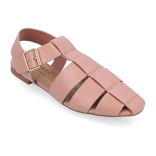 Click here for Journee Collection Womens Cailinna Ankle Strap Fla... prices